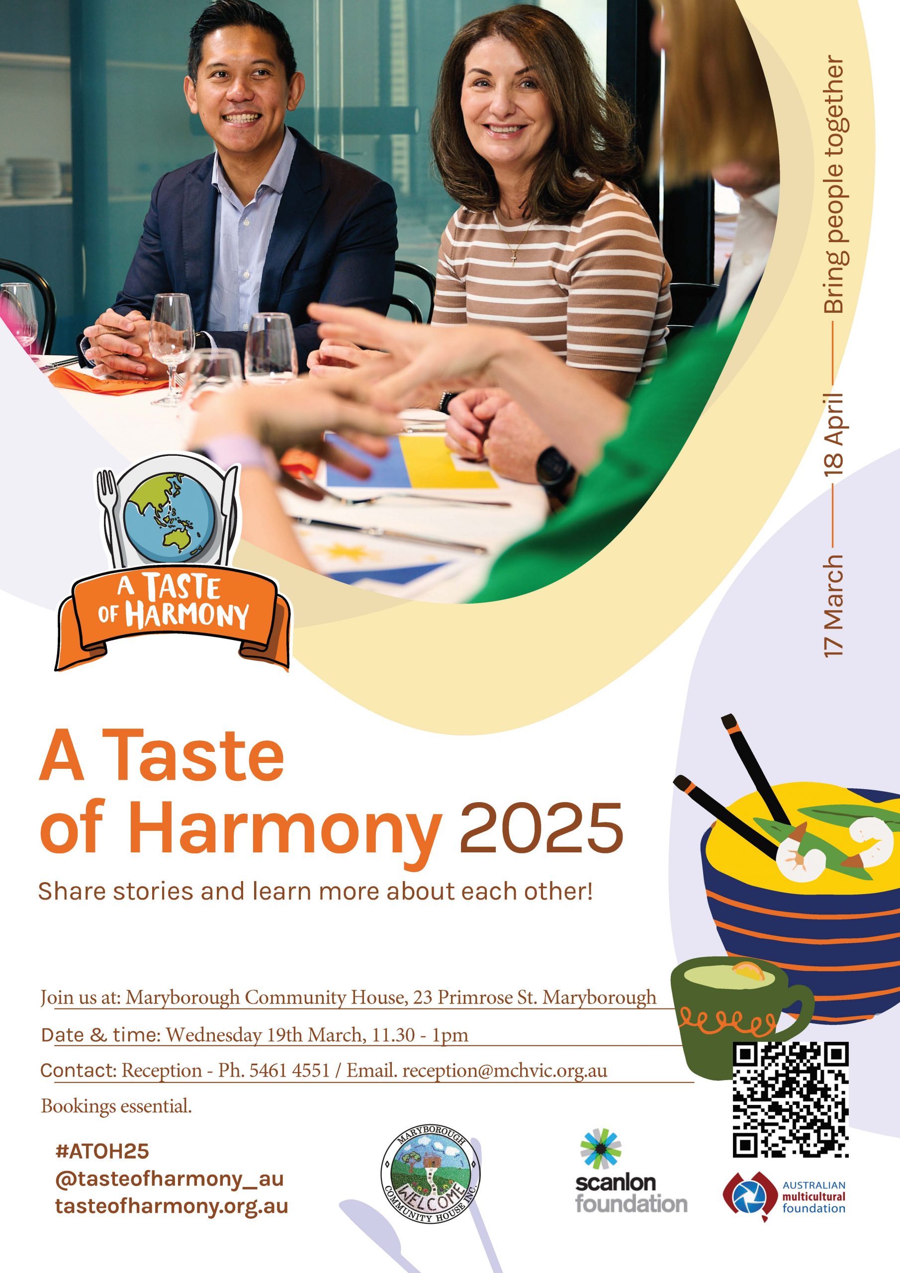 A Taste of Harmony 2025 – Maryborough Community House Inc